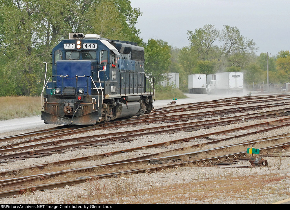 MNA 448 heads into the yard